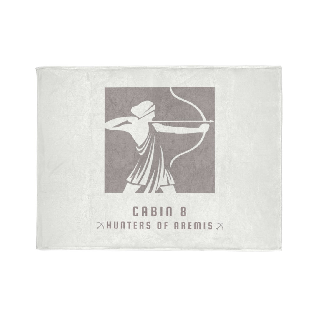 Percy Jackson Camp Half Blood Cabin 8 (hunters of Artemis) White Soft ...