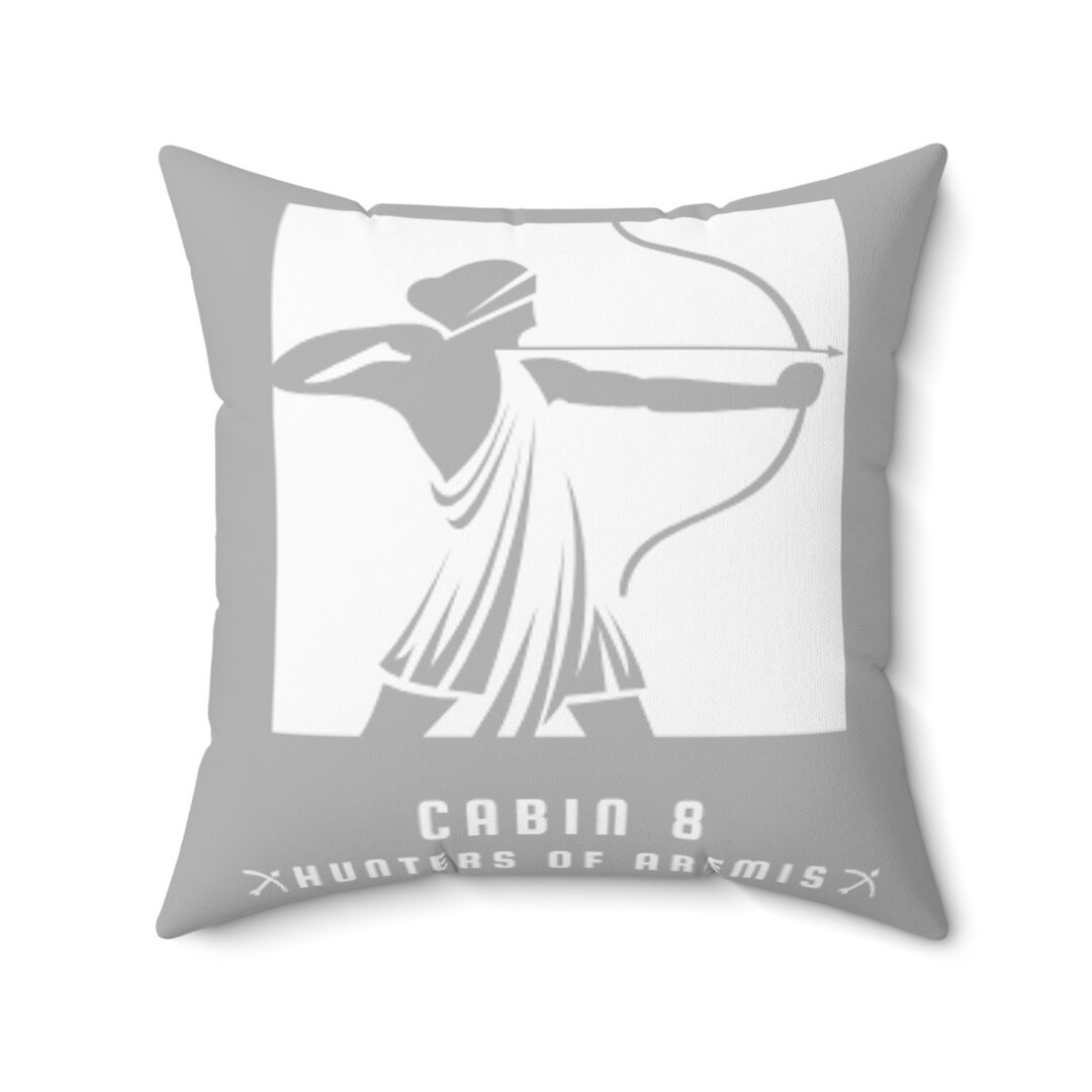 Percy Jackson Camp Half Blood Cabin 8 (hunters of Artemis) Grey Faux ...