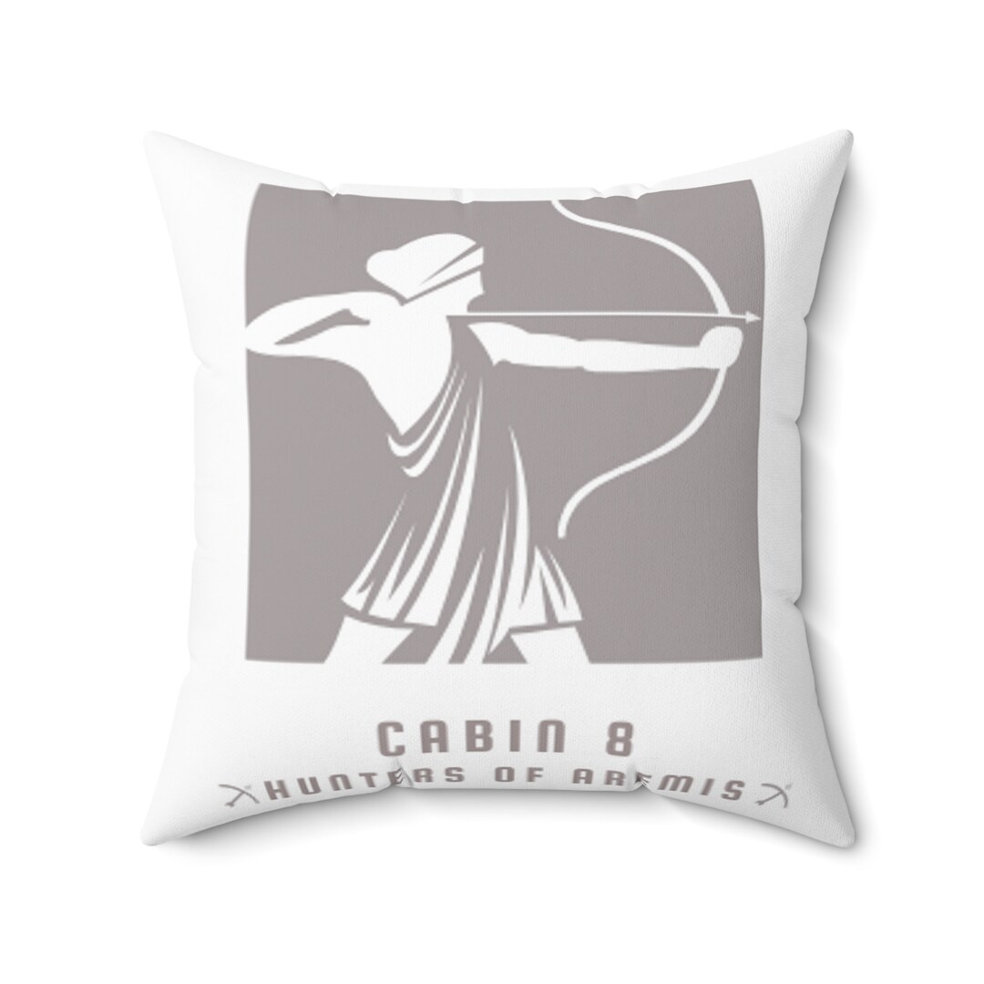 Percy Jackson Camp Half Blood Cabin 8 (hunters of Artemis) White Faux ...