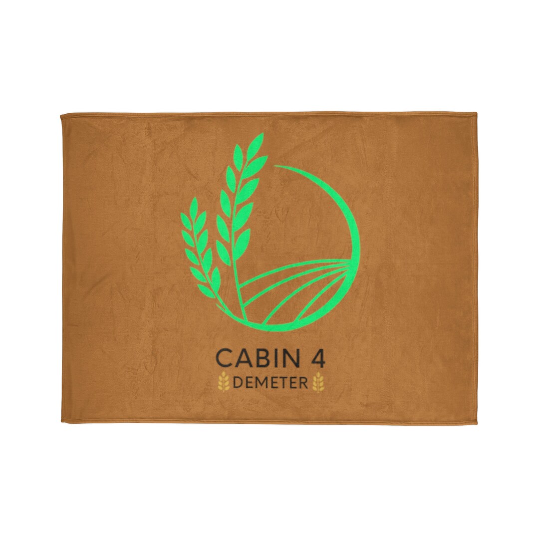 Percy Jackson Camp Half Blood Cabin 4 demeter LT Brown Soft - Etsy