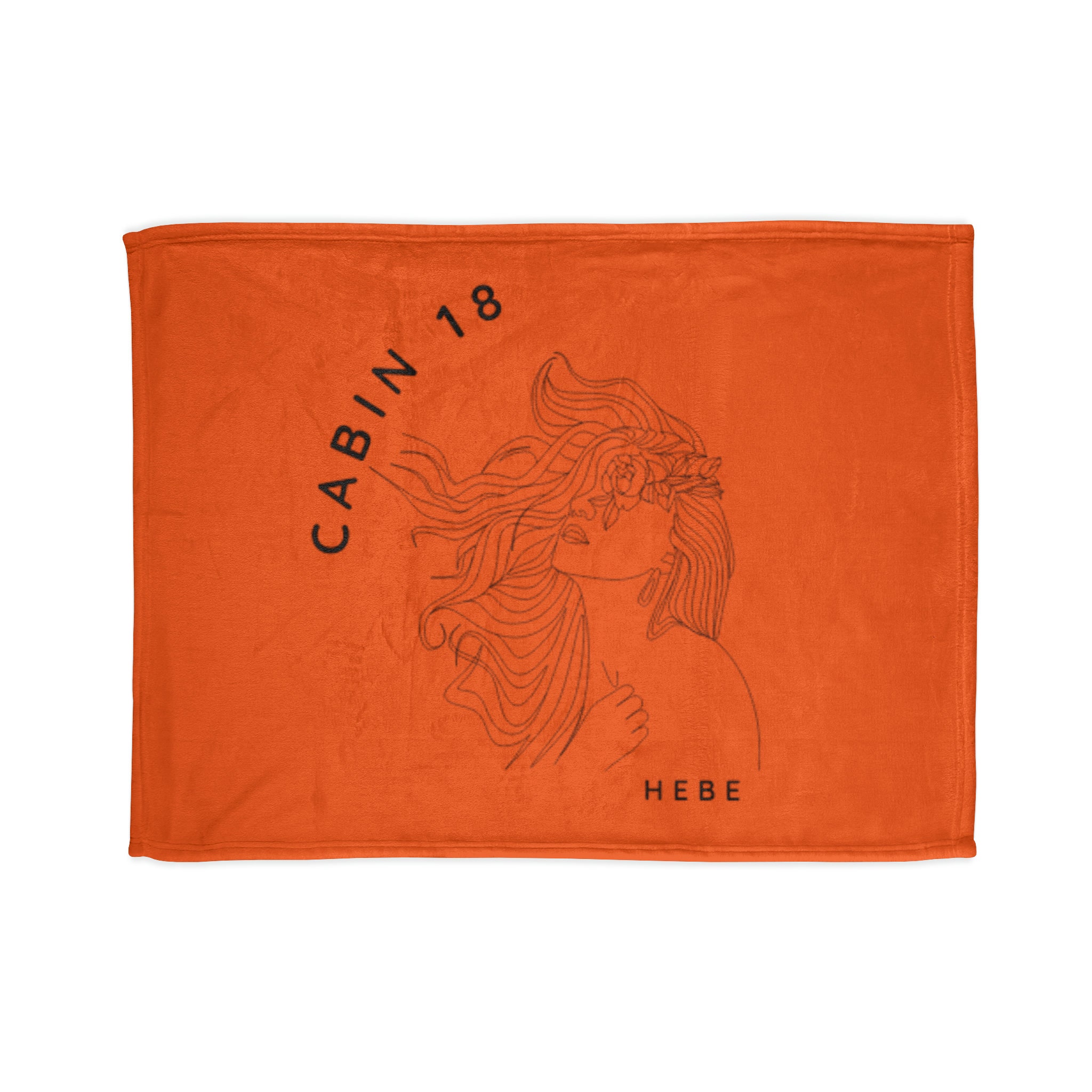 Percy Jackson Camp Half Blood Cabin 18 (hebe) Orange Soft Polyester ...