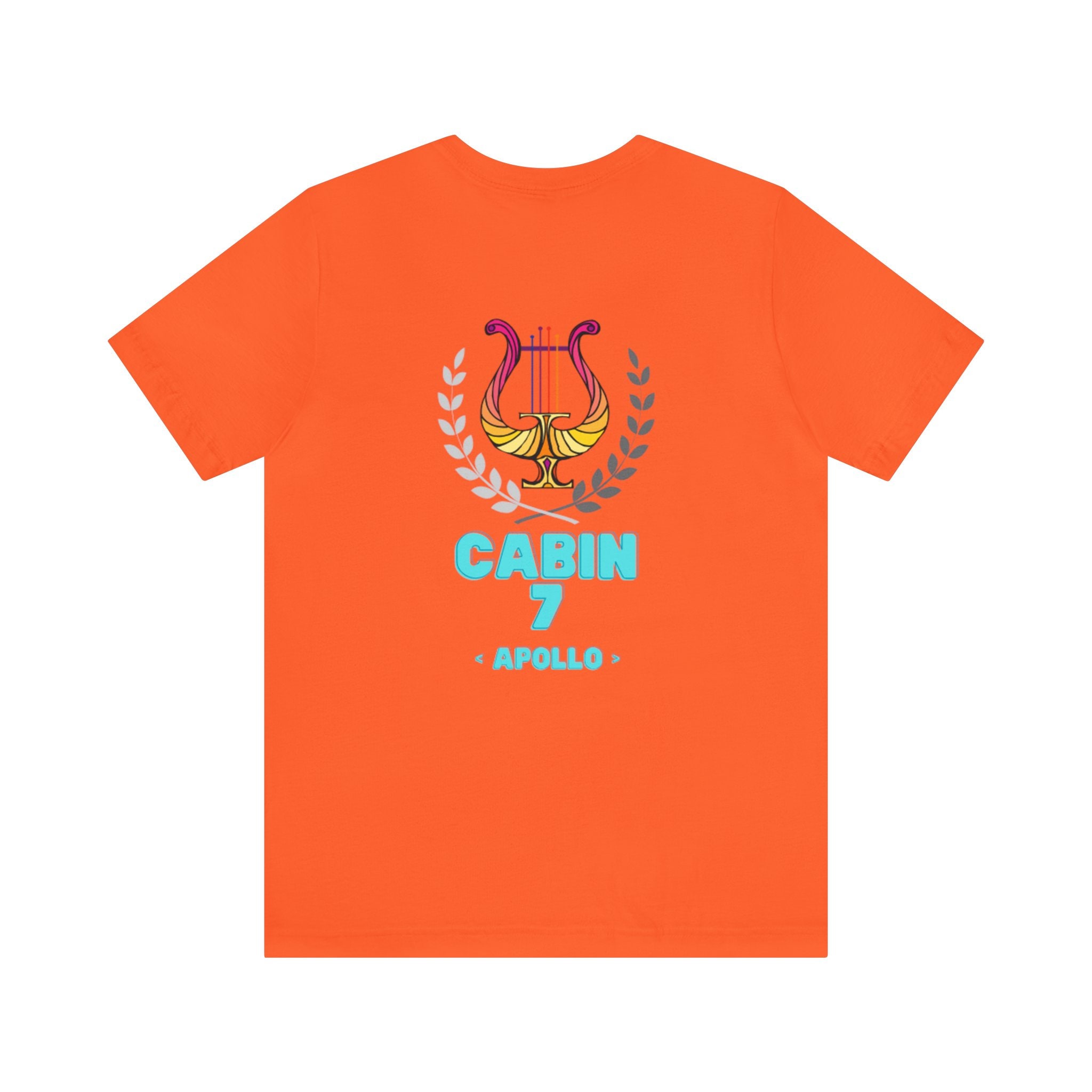 Percy Jackson Camp Half Blood Cabin 7 (apollo) Jersey Short Sleeve Tee ...