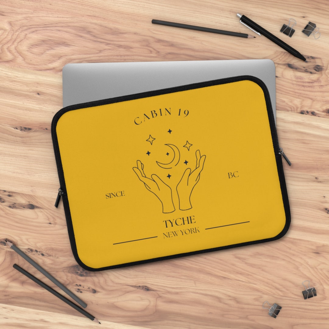 Percy Jackson Camp Half Blood Cabin 19 tyche Yellow Laptop - Etsy
