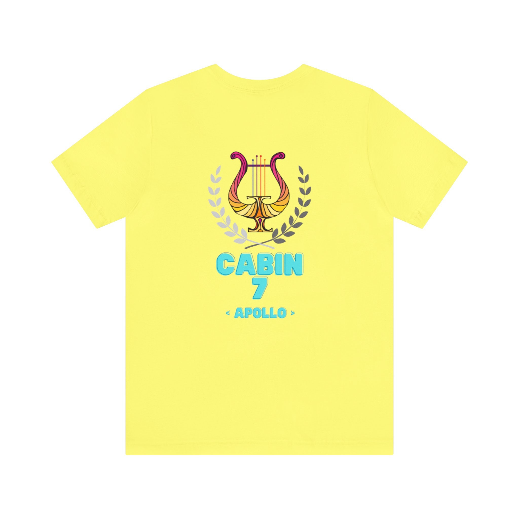 Percy Jackson Camp Half Blood Cabin 7 (apollo) Jersey Short Sleeve Tee ...