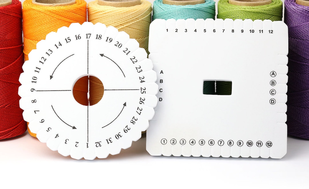 4" Kumihimo Foam Disk + Plate Set, Mini Kumihimo Braiding, Weaving Disk ...