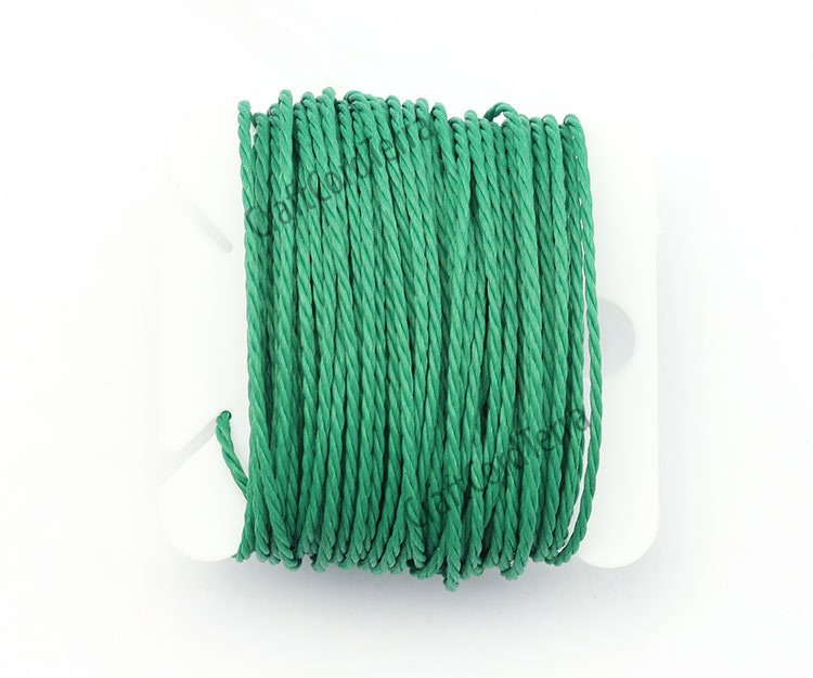 3-ply 1mm Waxed Polyester Cord 1mm Waxed Thread Twisted | Etsy