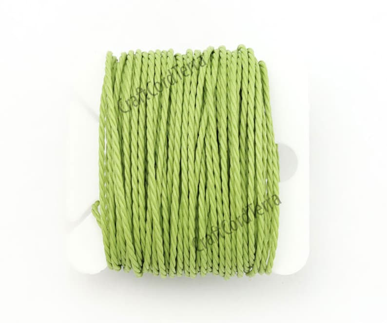 3-ply 1mm Waxed Polyester Cord 1mm Waxed Thread Twisted | Etsy