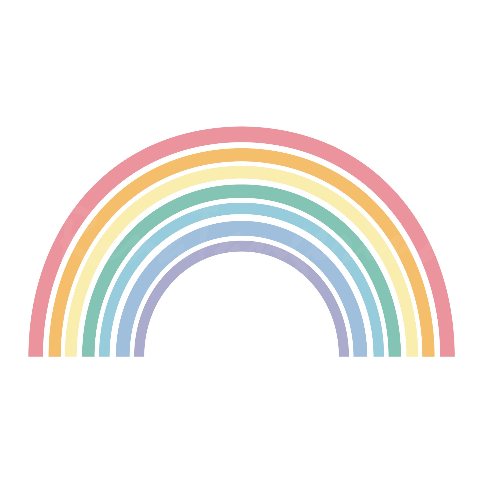 Rainbow Svg Png Dxf Cutting Files Cricut Cute Svg Designs Etsy