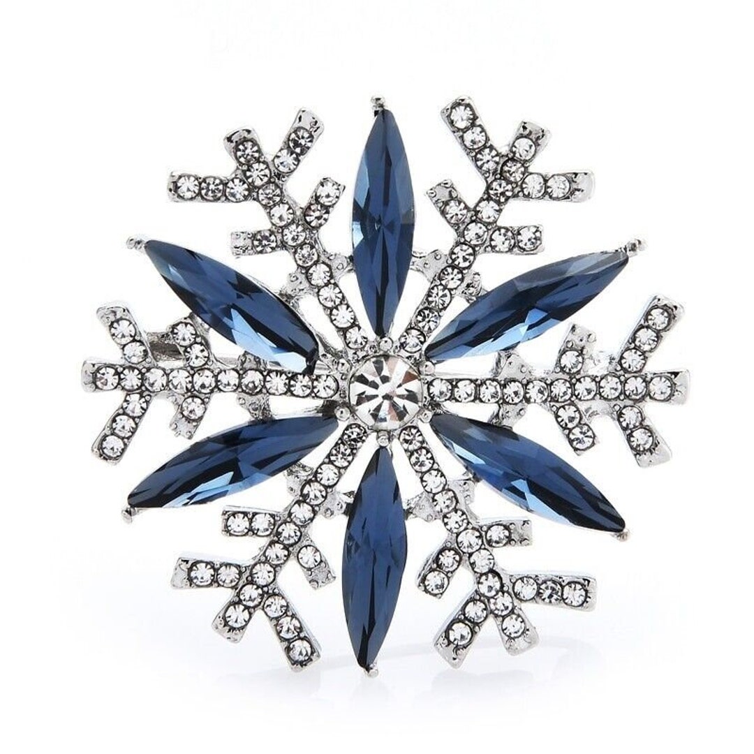 GORGEOUS SNOWFLAKE BROOCH Lovely Pin, Accessory Winter Jewelry Fun ...