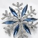 GORGEOUS SNOWFLAKE BROOCH Lovely Pin, Accessory Winter Jewelry Fun ...