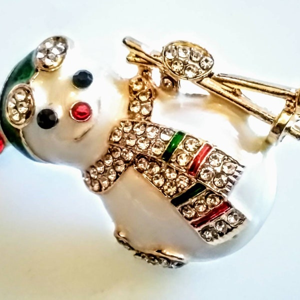 Snowman Pin - Etsy