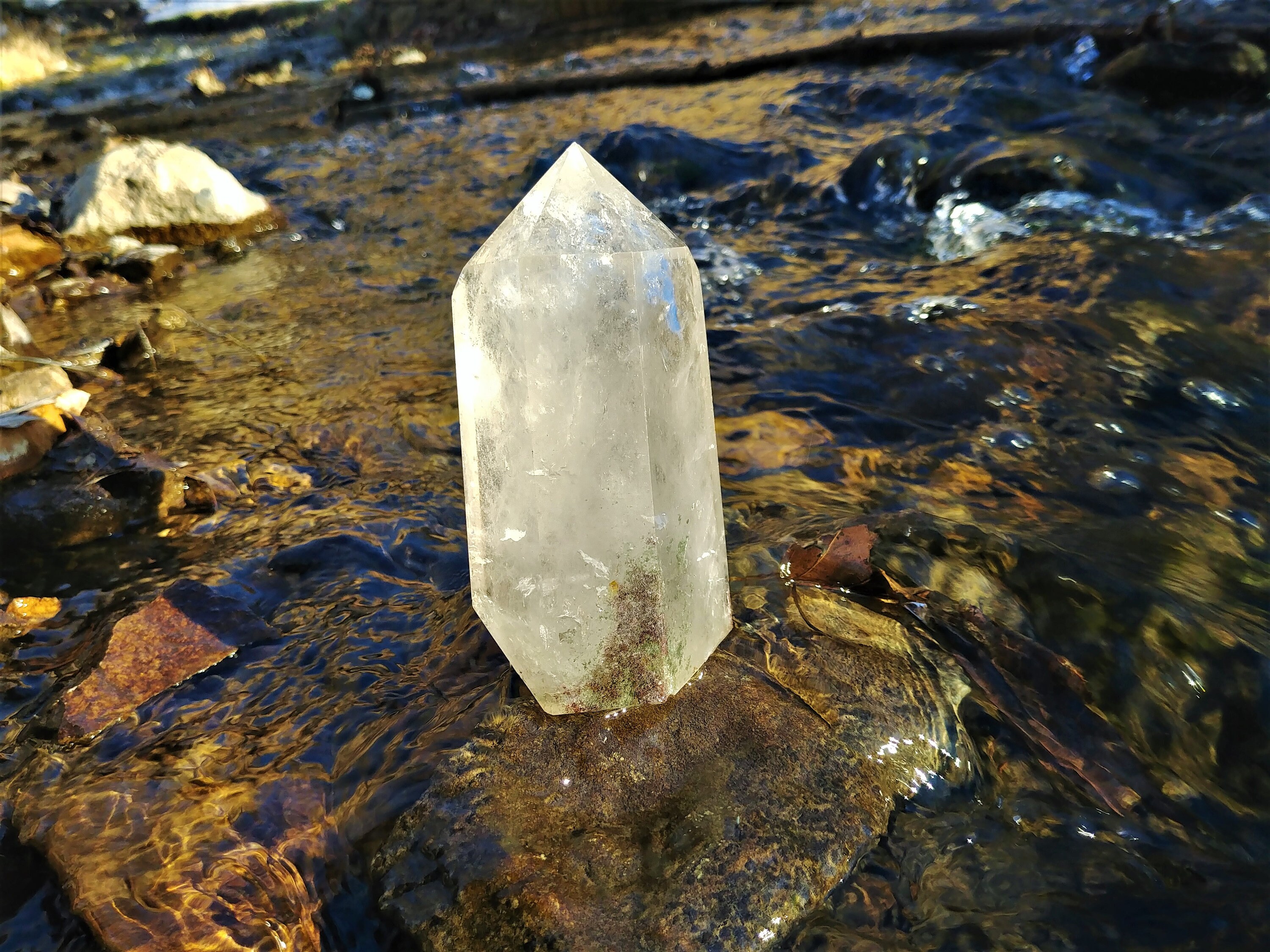 Shamanic Inclusion Dream Stone Ghost Quartz Chlorite Crystal | Etsy