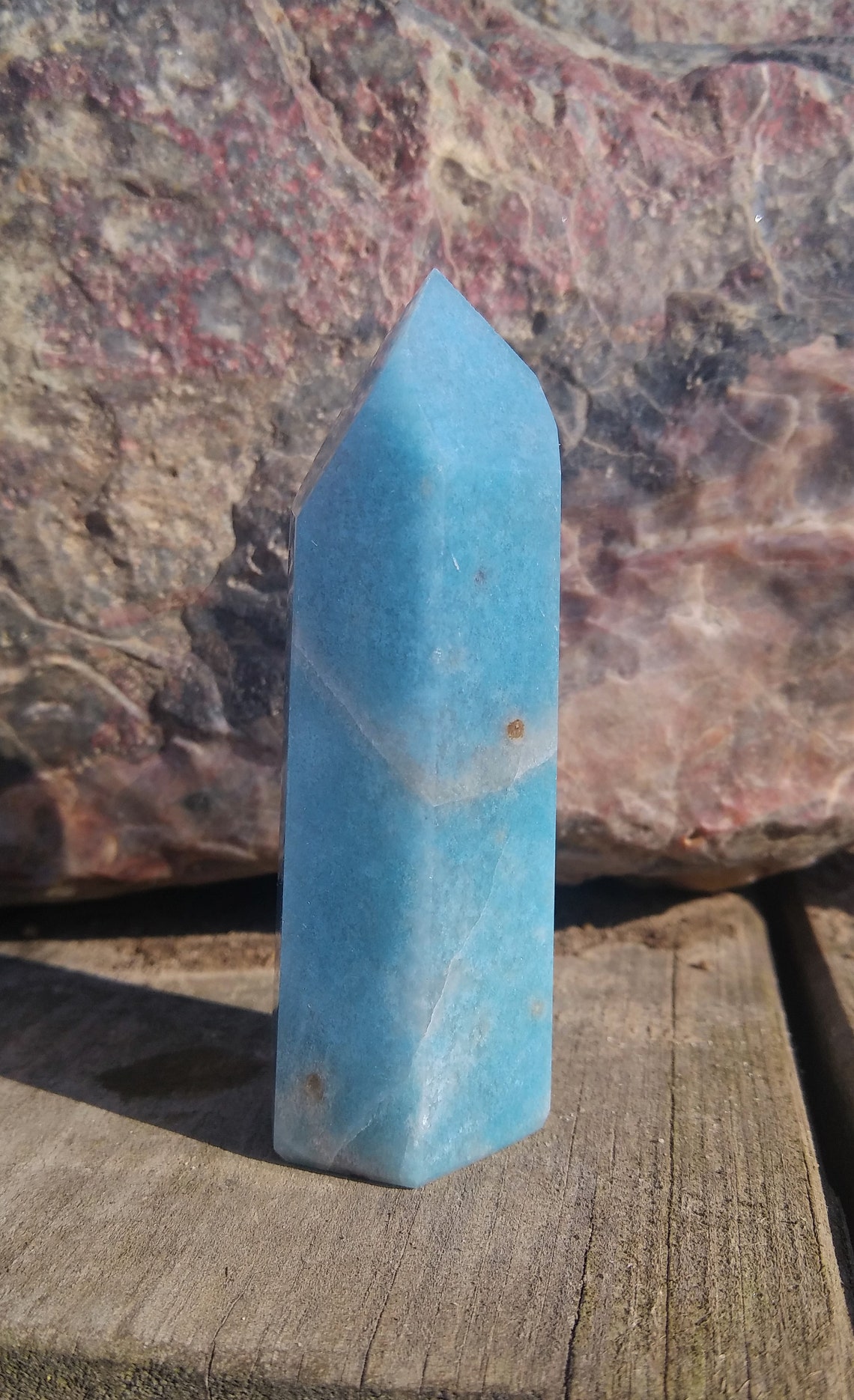 Trolleite Crystal Tower - Throat Chakra - Etsy