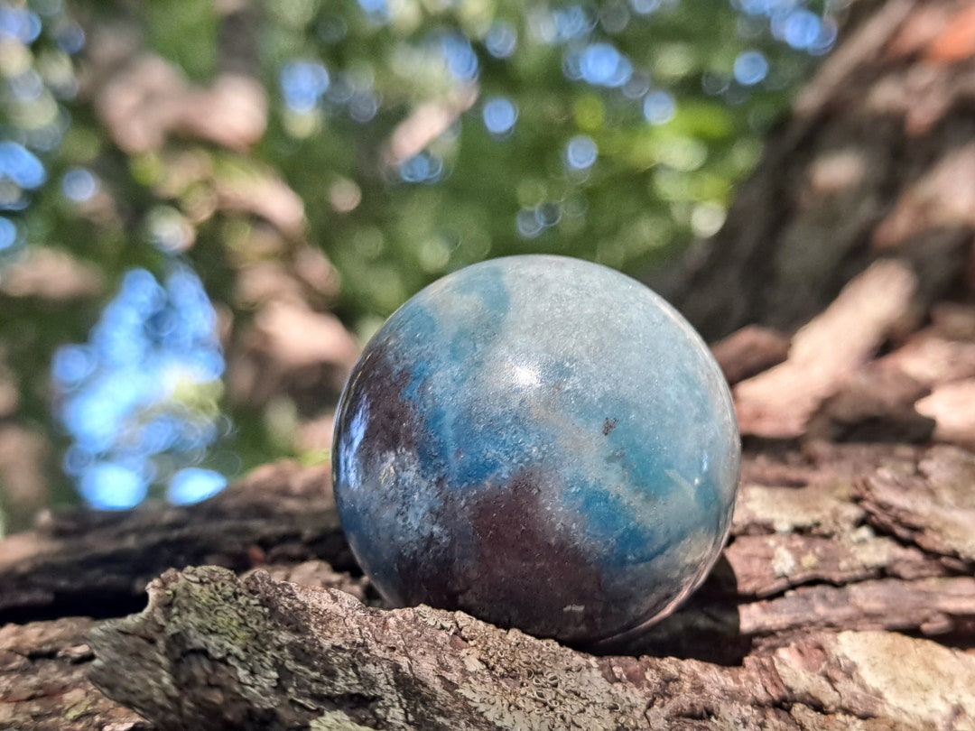 Trolleite Crystal Sphere Throat Chakra Meditation Crystal Trollite From ...