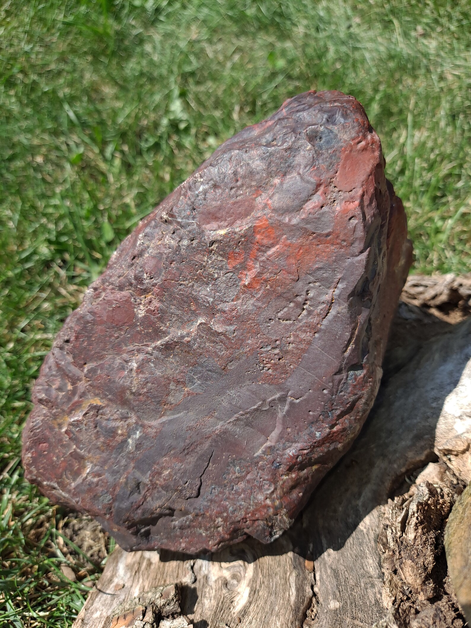 XL Genesis Stone Iowa Red Jasper With Banded Bron Formation - Etsy