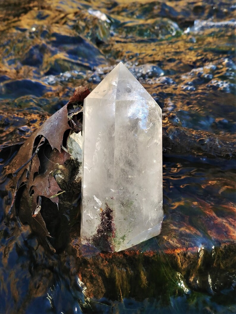 Shamanic Inclusion Dream Stone Ghost Quartz Chlorite Crystal - Etsy