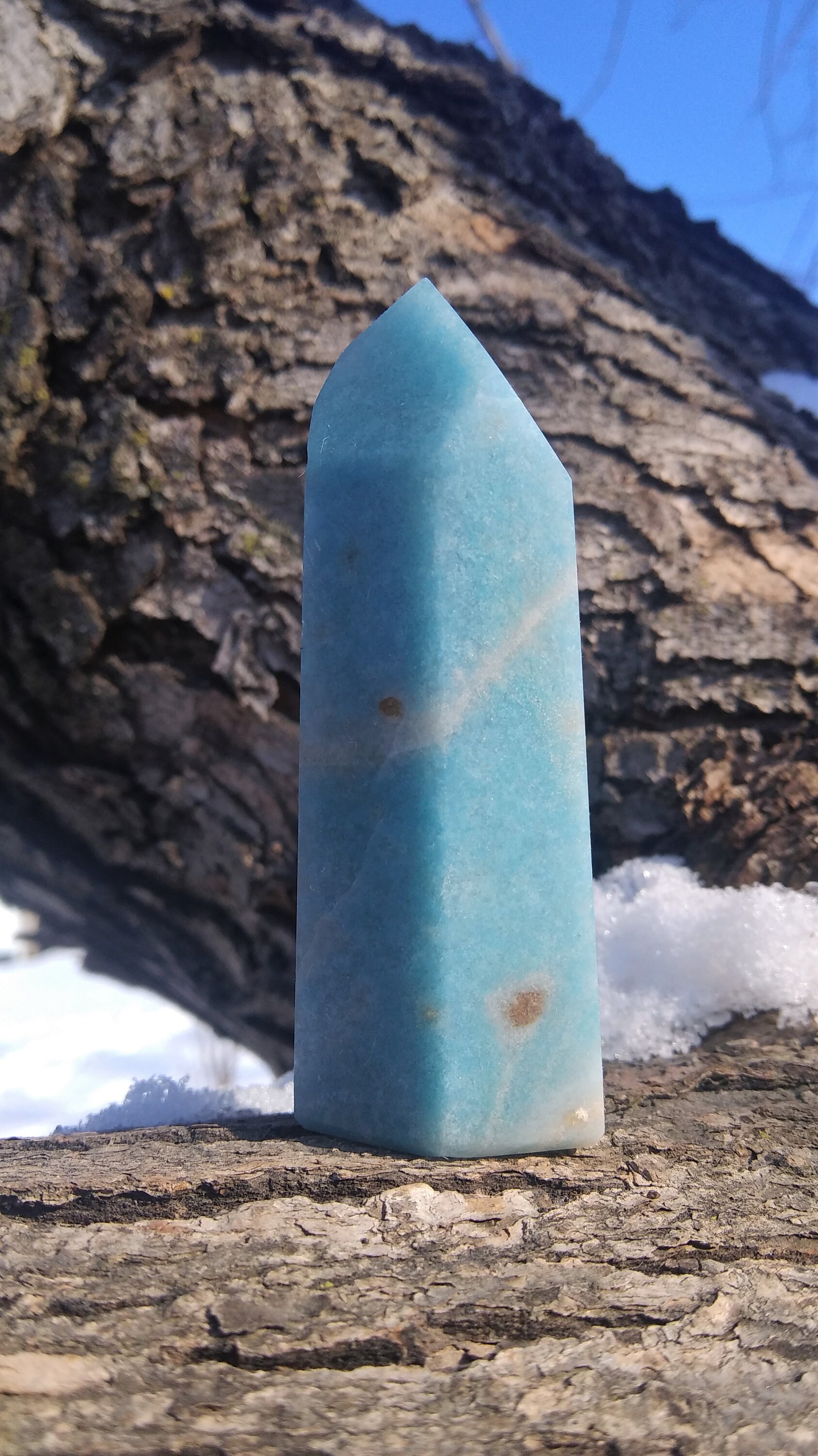 Trolleite Crystal Tower Throat Chakra | Etsy