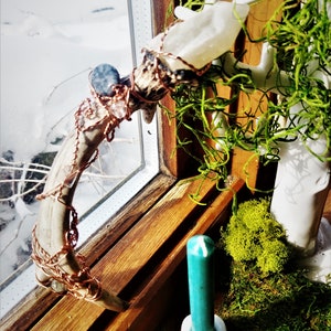 Enchanted Intentions Wand: Untreated Natural Citrine Wirewrapped Deer ...