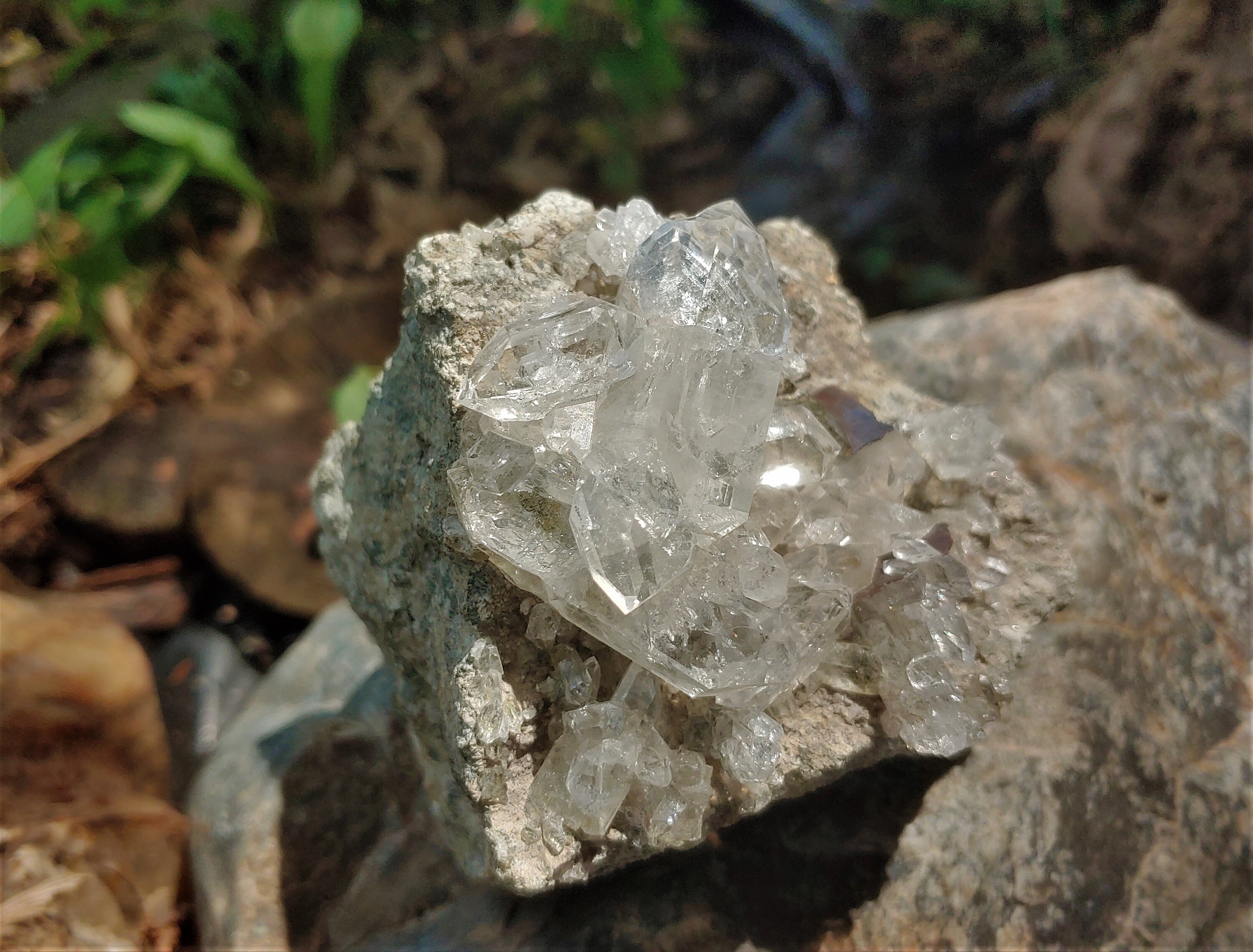 Large Clear Beryl Aquamarine Crystal Cluster Bunch in Matrix | Etsy