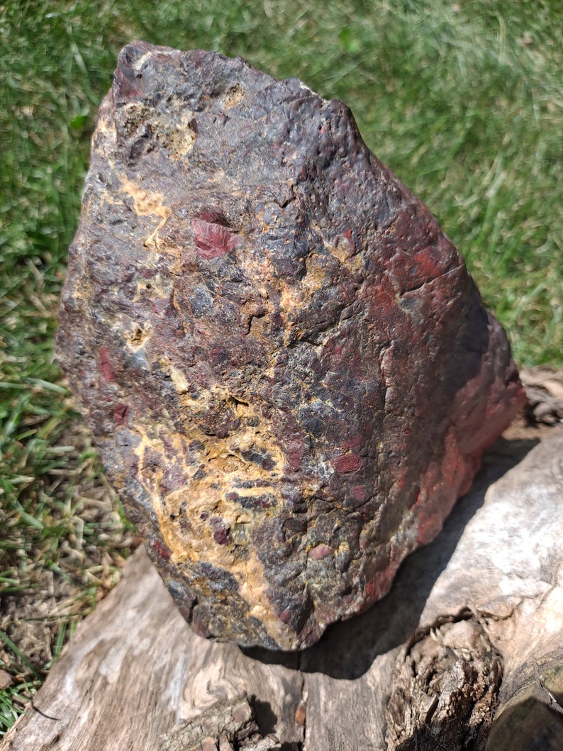 XL Genesis Stone Iowa Red Jasper With Banded Bron Formation - Etsy