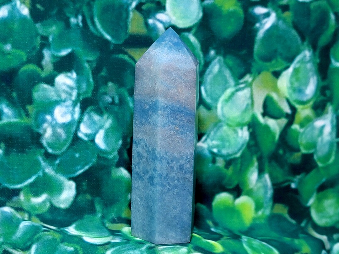 Trolleite Crystal Tower - Lepidolite, Quartz, Lazulite, Blue Tourmaline ...
