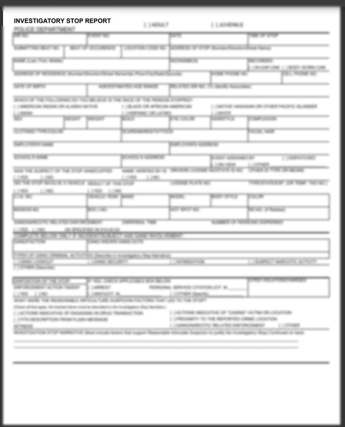 FAKE Police Reports for Film, Video, Set Decor, Props, Etc. - Etsy