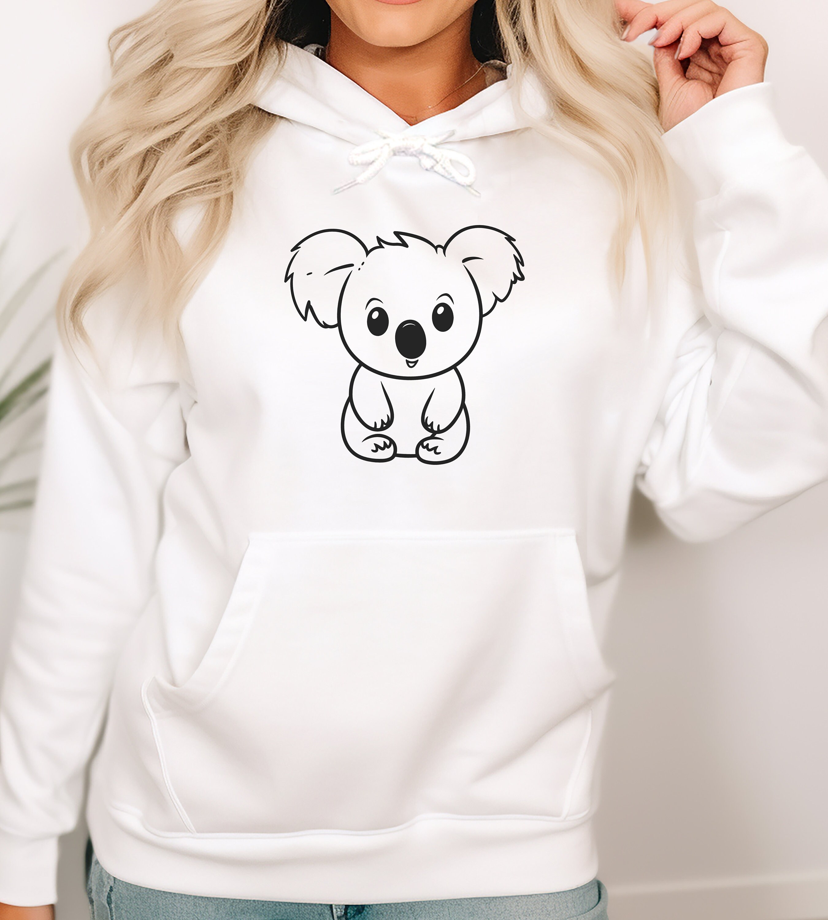 Koala Hoodie,koala Gifts,pocket Koala Hoodie,koala Bear Shirt,cute ...