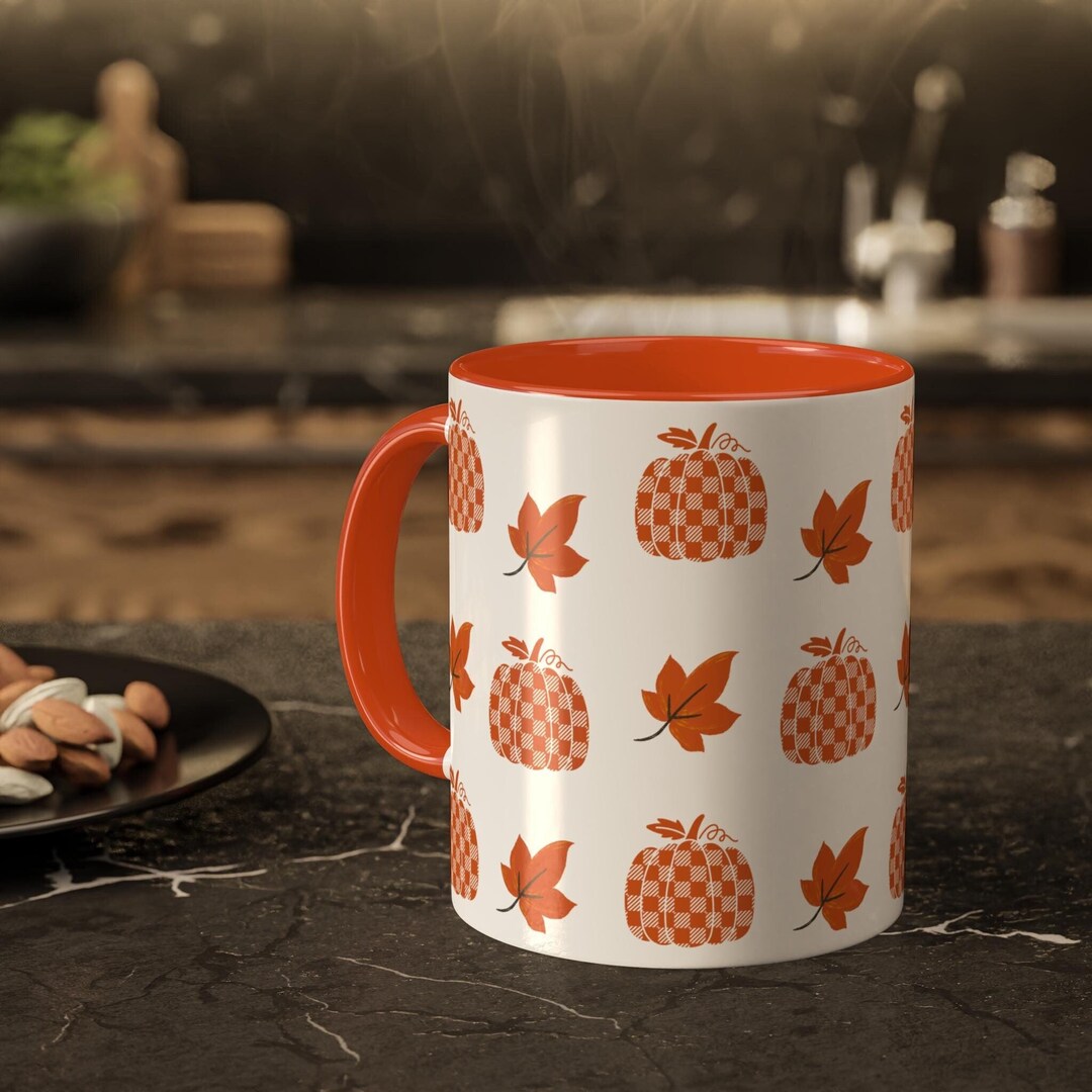Pumpkin Coffee Mug,fall Coffee Mug for Home,fall Themed Coffee Cup ...