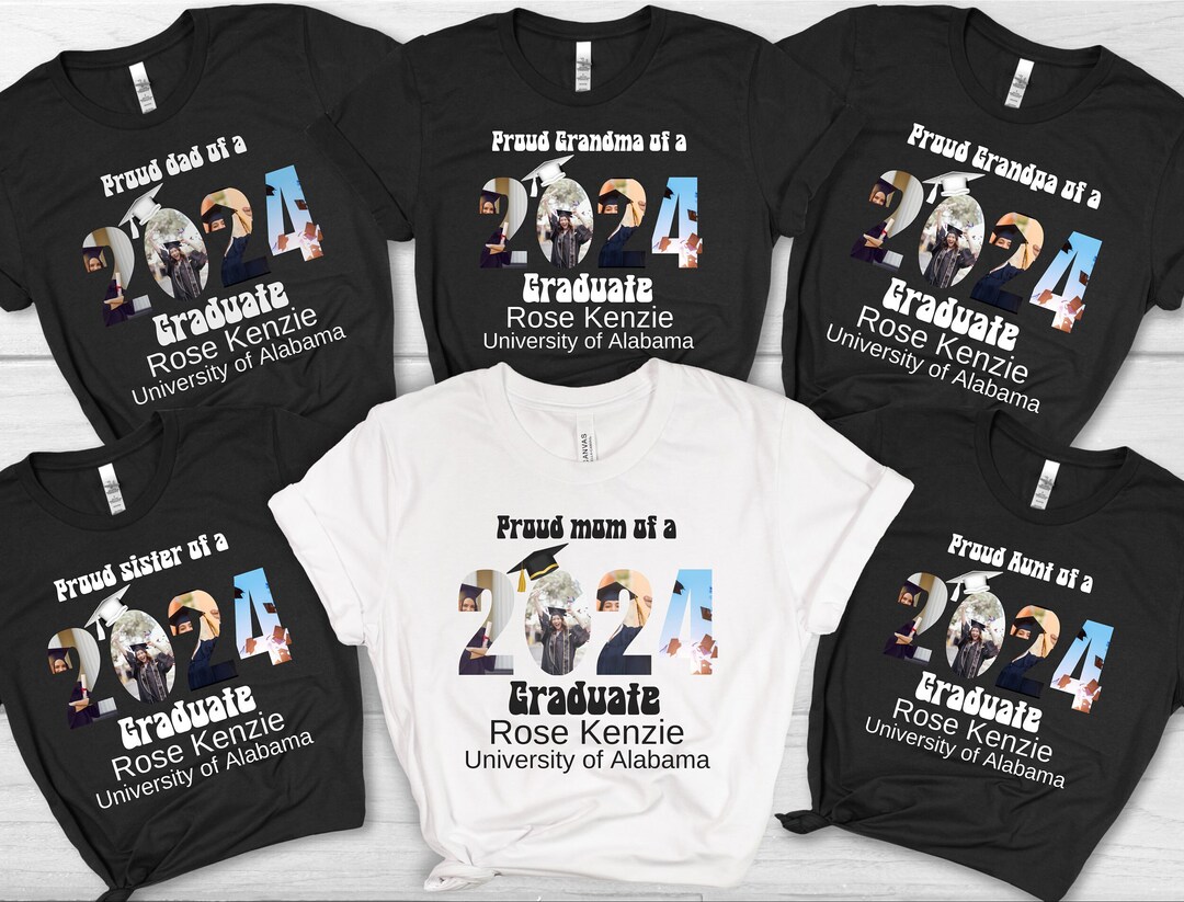 Personalized Graduation Family Shirts, Graduation Family Matching 2024 ...