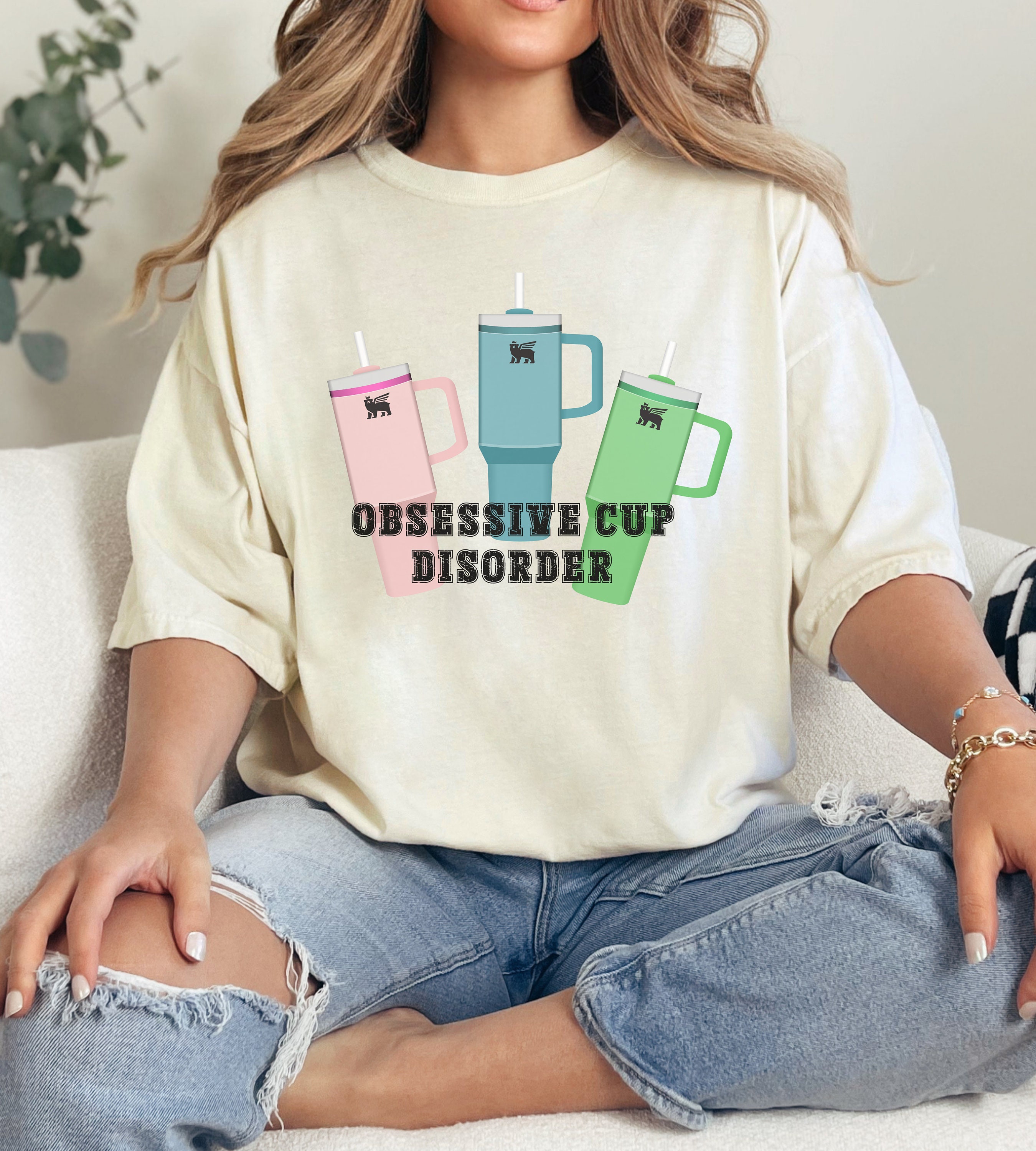Obsessive Cup Disorder Shirt,ocd Tee Tumbler Shirt,40oz Tumbler ...