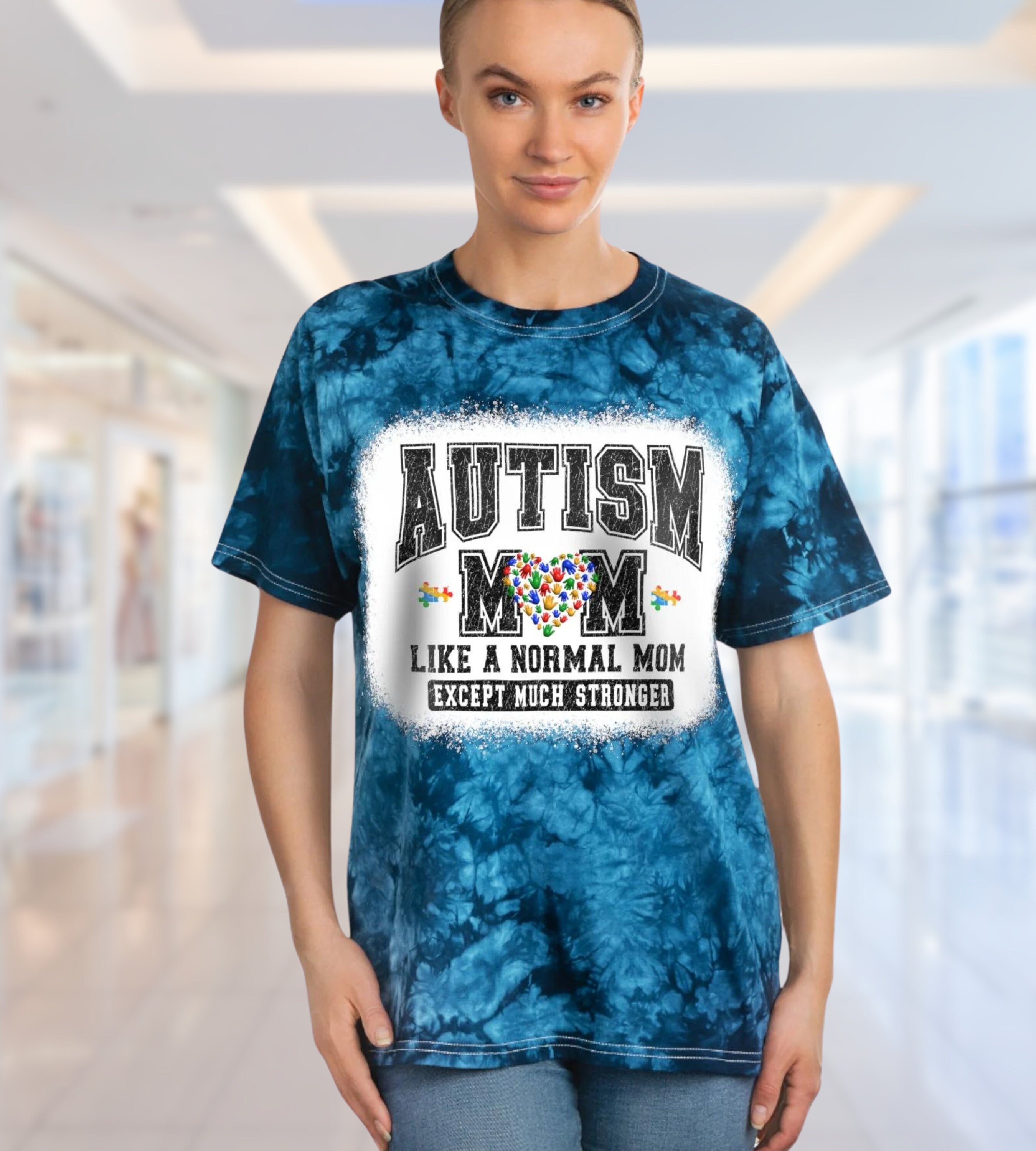 Autism Mom,like A Normal Mom Except Much Stronger, Autism Awareness ...