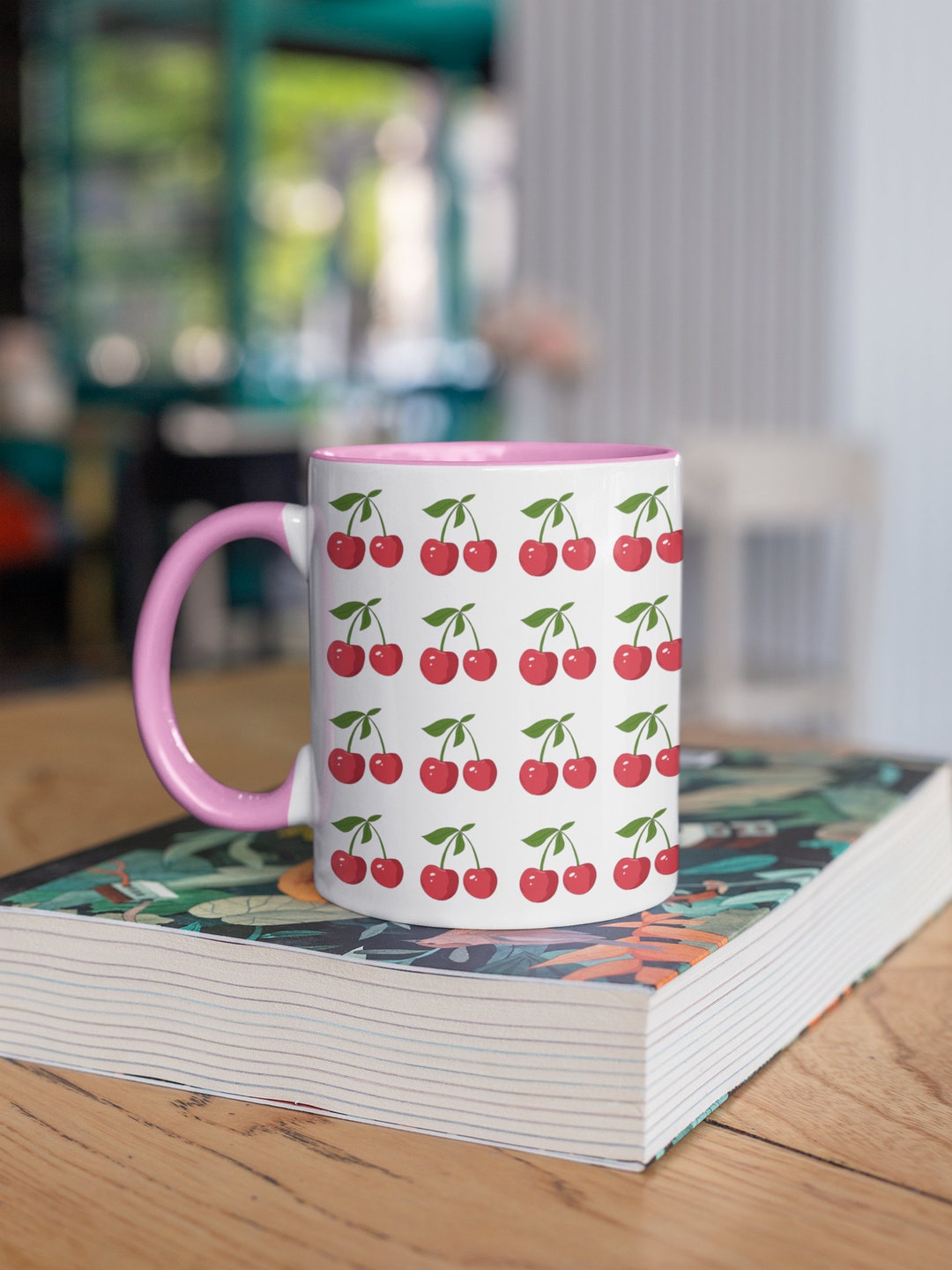 Coquette Mug, Coquette Aesthetic Decor,spring Cherry Mug,coquette ...