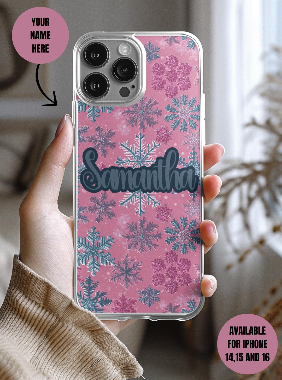 Snowflake Magnetic Clear Impact Cases,snowflake iPhone Cases,winter ...