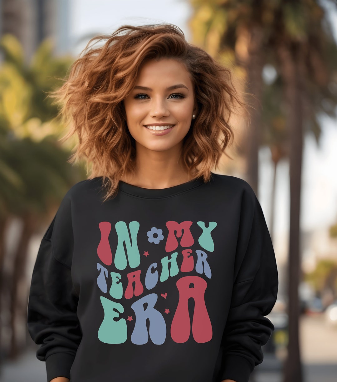 In My Teacher Era Sweatshirt, Teacher Era Hoodie, in Teacher Era ...