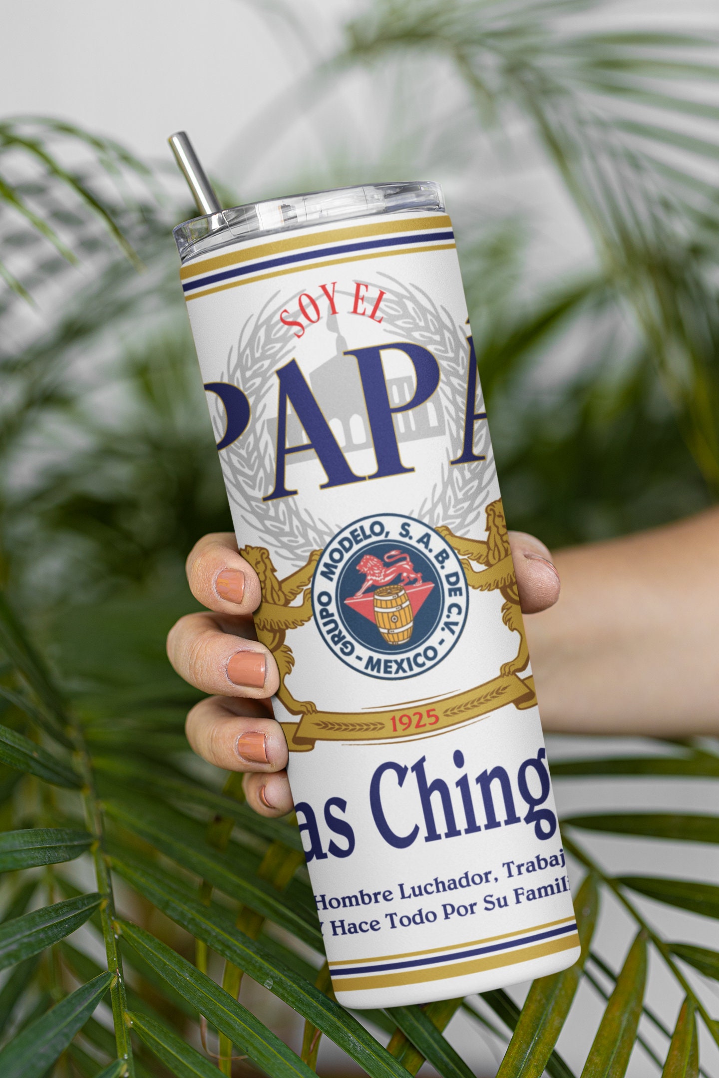 20 OZ Personalized Modelo Especial Tumbler With Straw,mexican Beer ...