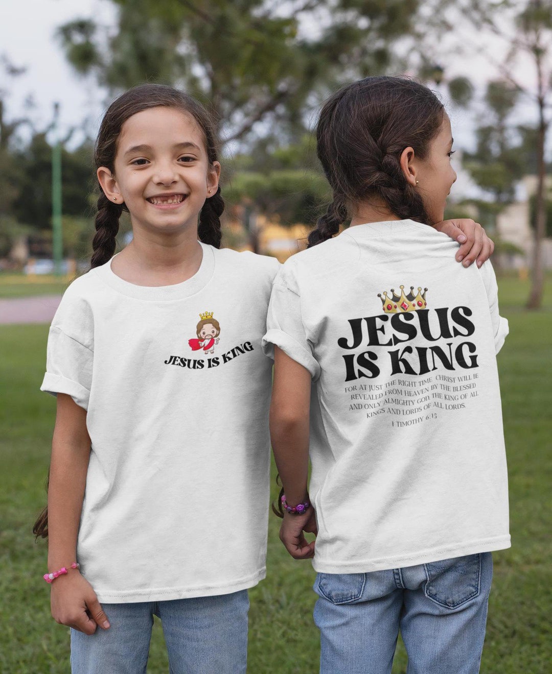 Jesus is King Shirt,jesus is King Kids,christian Merch,bible Verse ...