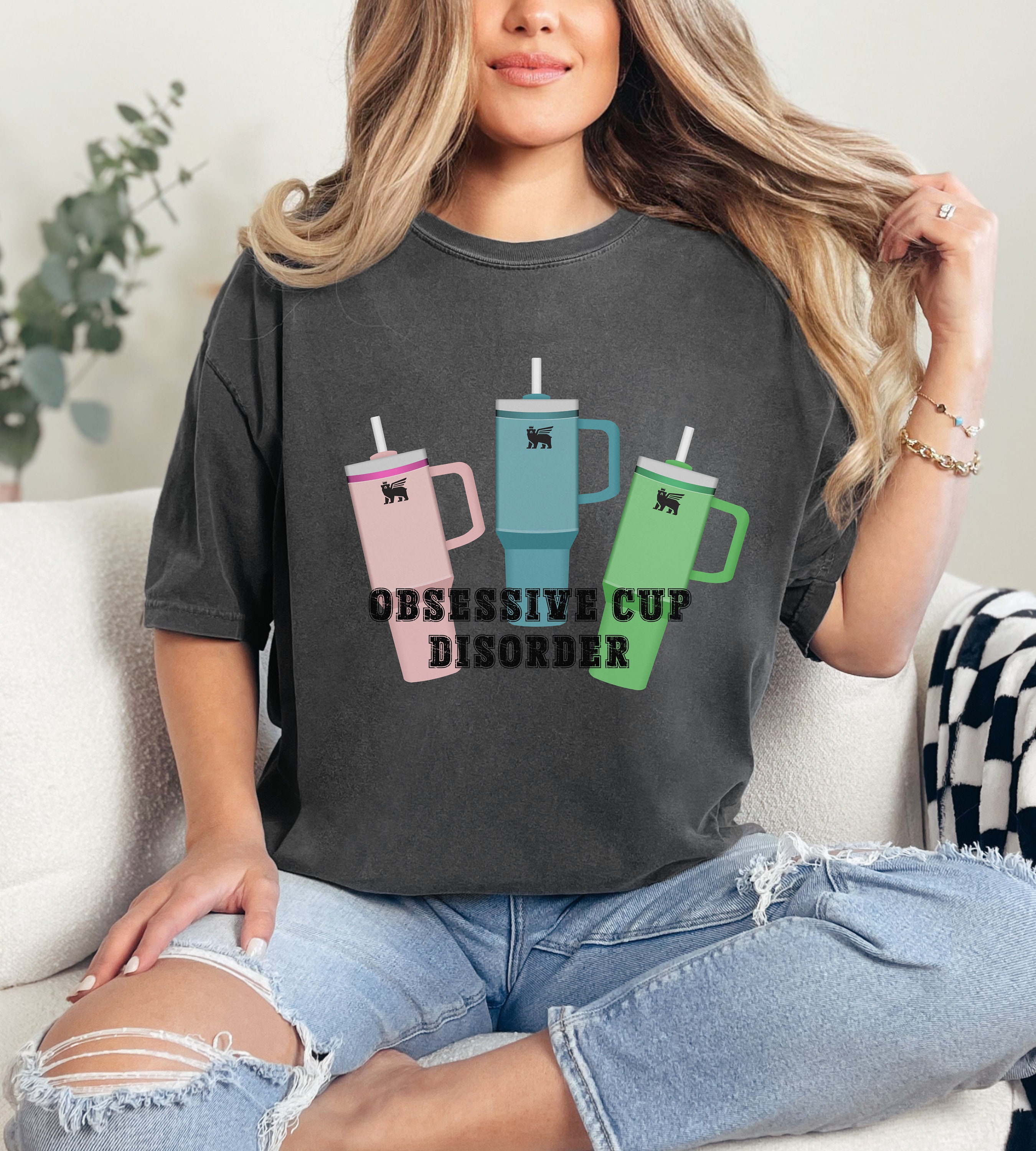 Obsessive Cup Disorder Shirt,ocd Tee Tumbler Shirt,40oz Tumbler ...