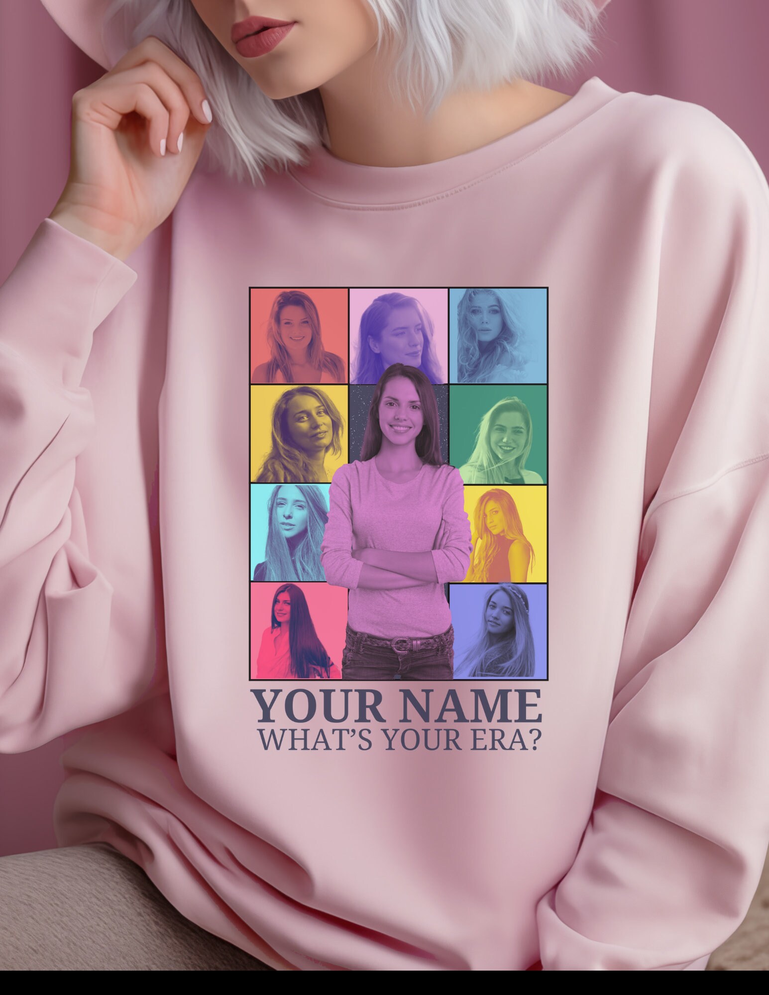 Custom Eras Tour Sweatshirt,personalized Custom Photos Sweatshirt ...