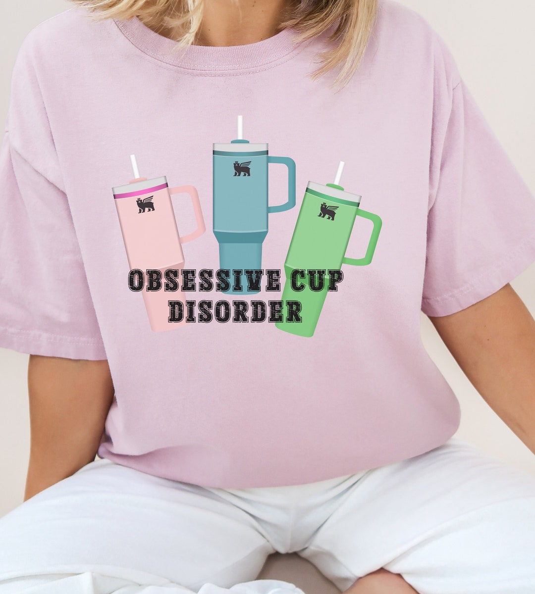 Obsessive Cup Disorder Shirt,ocd Tee Tumbler Shirt,40oz Tumbler ...