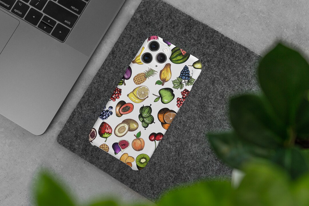 Summer Fruits Watercolor Collage Phone Case,girly Fruit Aesthetic ...