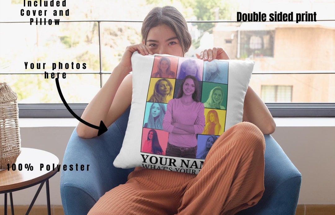 Customized in My Era Throw Pillowcover, Personalize Eras Tour Pillow ...