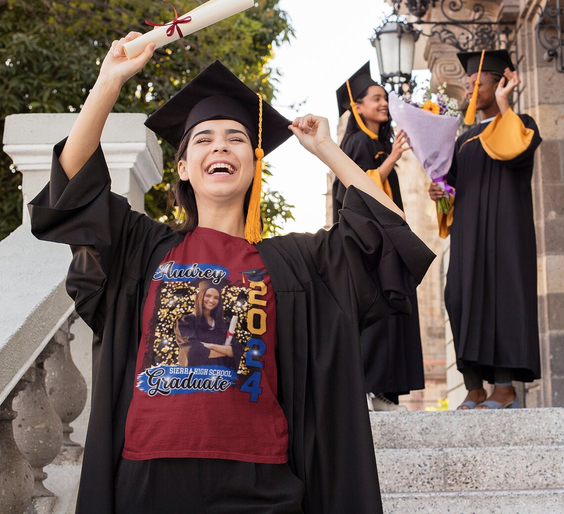 Custom Graduation Shirt, Custom Photo Graduate Shirt, Family Graduation ...