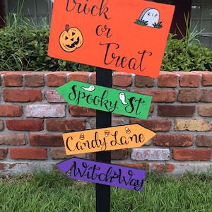 Trick or Treat Yard Art - Etsy