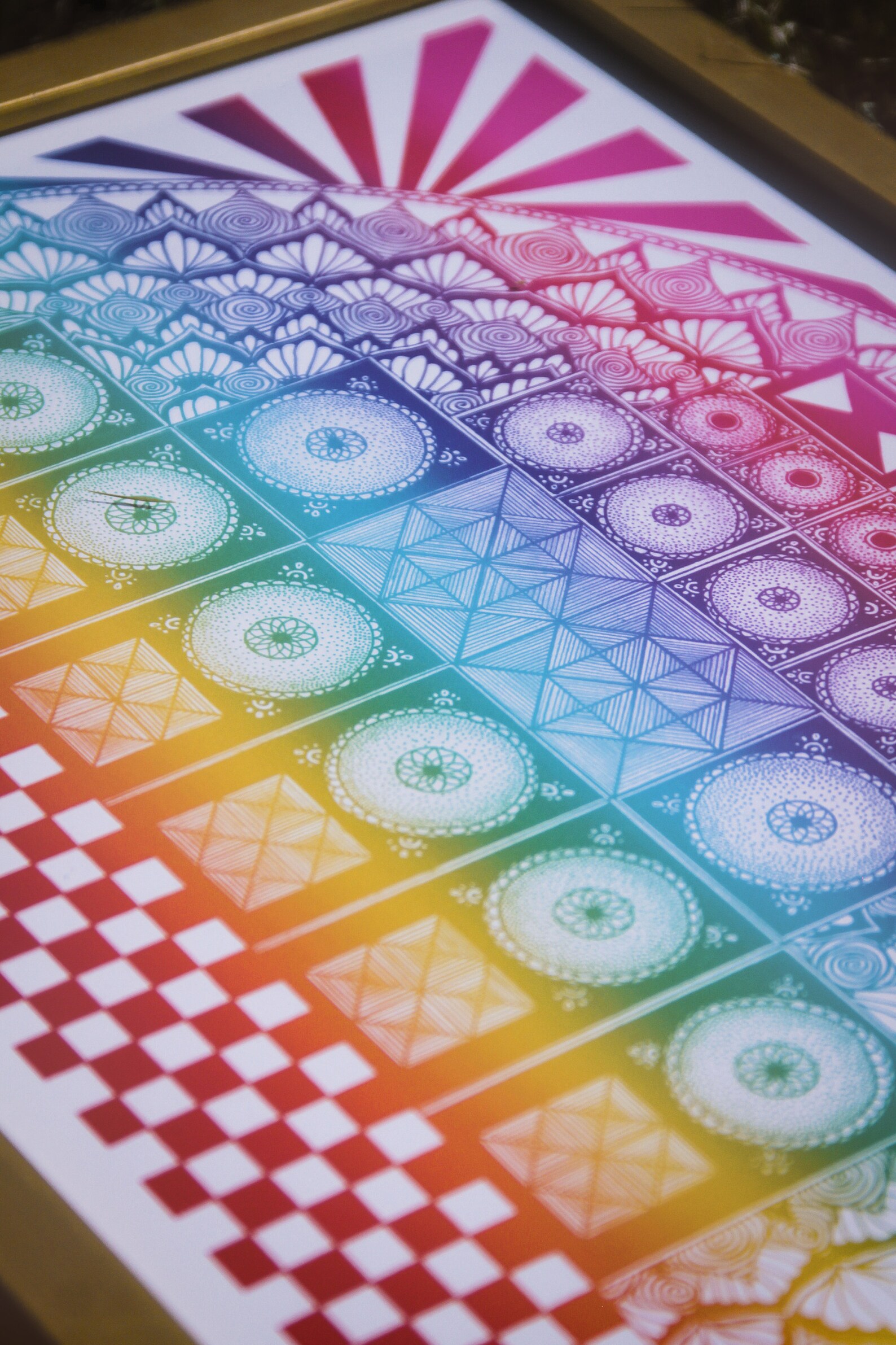 Rainbow Mandala Sound System - Etsy