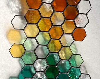 Amber Glass Panel | Etsy