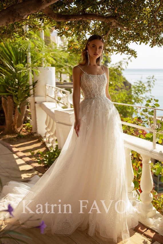 Corset Back Wedding Dress Lace