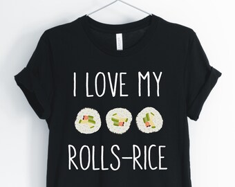 I Love Rice Shirt - Etsy