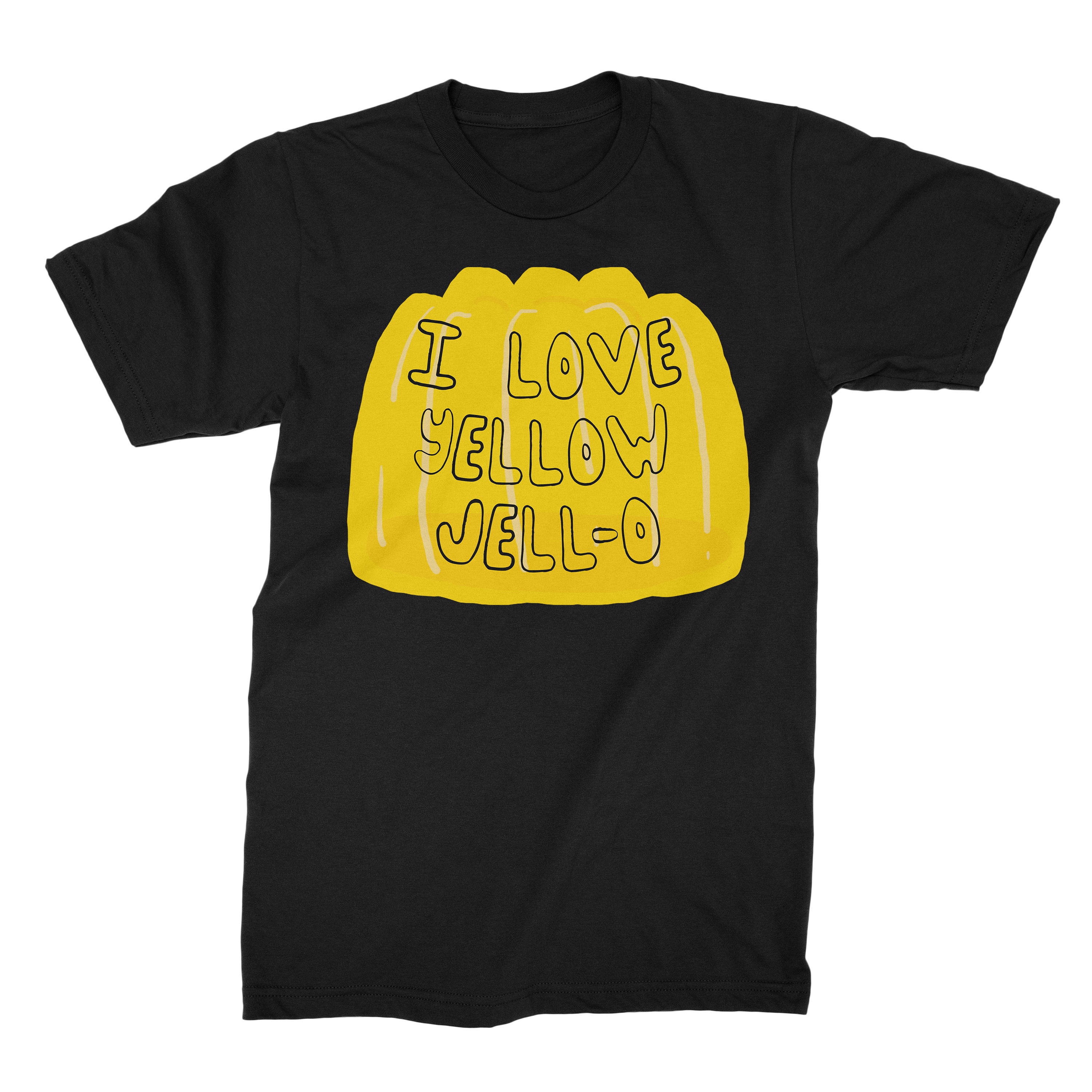 I Love Yellow Jell-o, Jello, Jello Shirt, Jello Lover T-shirt, I Love ...