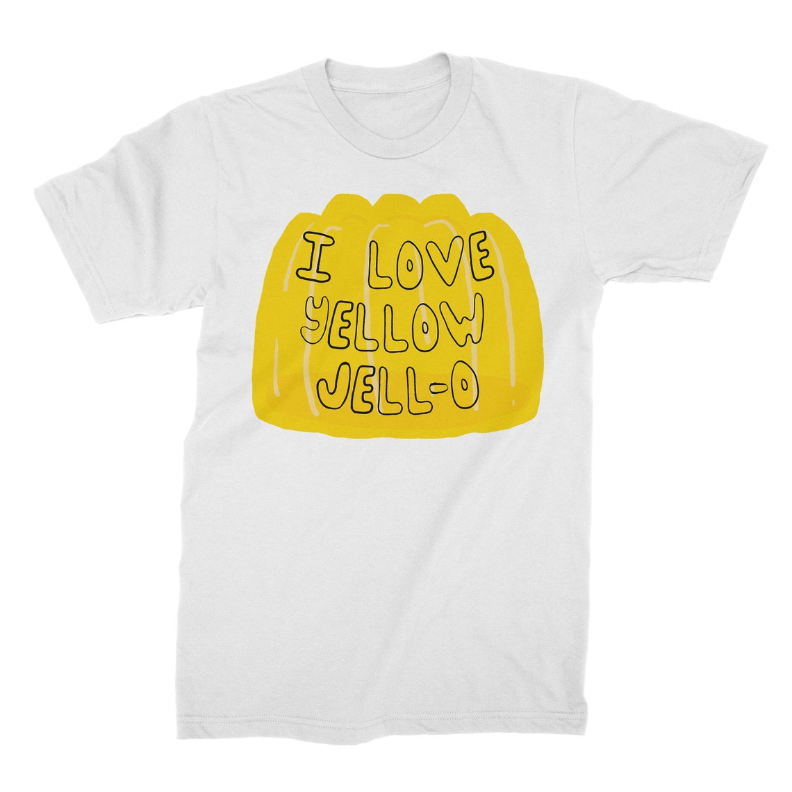 I Love Yellow Jell-o Jello Jello Shirt Jello Lover T-shirt - Etsy