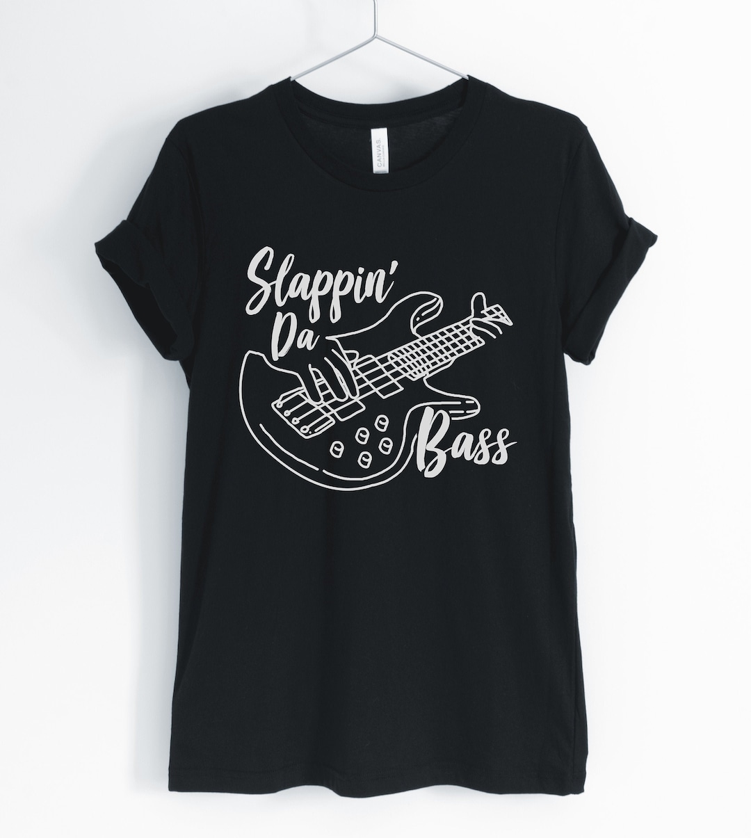 Slappin' Da Bass, Bass Guitar Shirt, Guitar Player, Funny Guitar ...